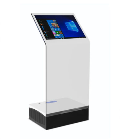 Transparent Glass Information Kiosk with Capacitive Touchscreen ...