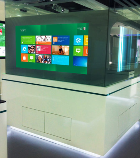 Interactive Glass Shopping Window Store Front for Retail | Multitouch ...