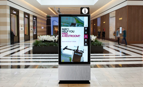 shopping mall digital signage standing lcd | Multitouch Tables and Kiosks