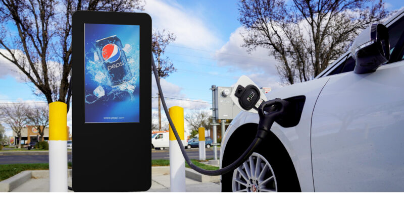 EV Charging Station Digital Signage | Multitouch Tables and Kiosks